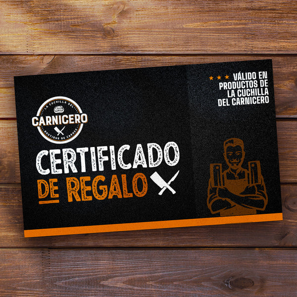 CERTIFICADO DE REGALO – La Cuchilla del CARNICERO Boutique de Carnes ...